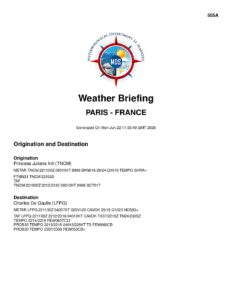 Meteorological Department St. Maarten (MDS) European Flight Folder ...